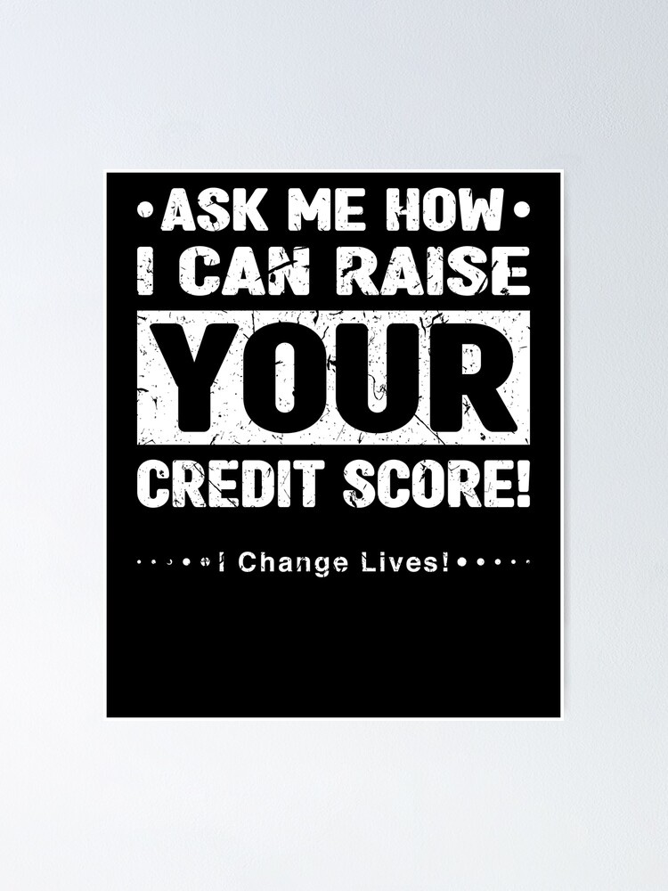 "Credit Repair I Fix Credit Score Marketing Advertising" Poster for ...