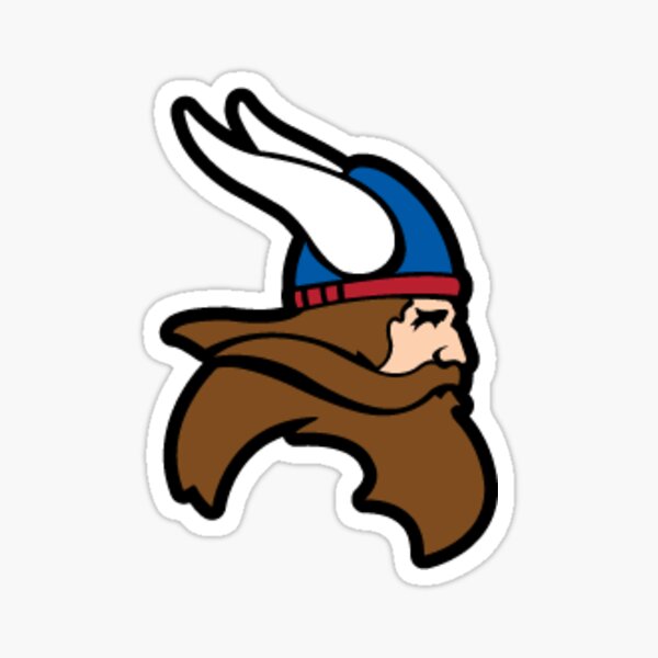 "Topeka Seaman Vikings" Sticker for Sale by schulerblayne | Redbubble
