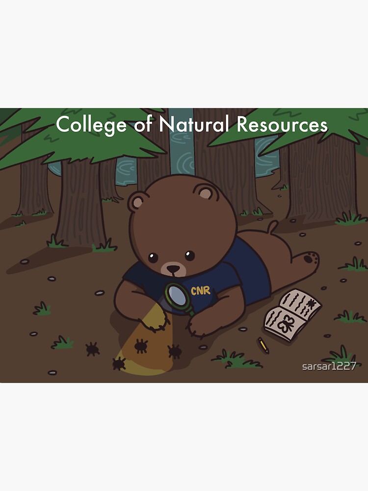 "College of Natural Resources Oski" Sticker for Sale by sarsar1227 ...