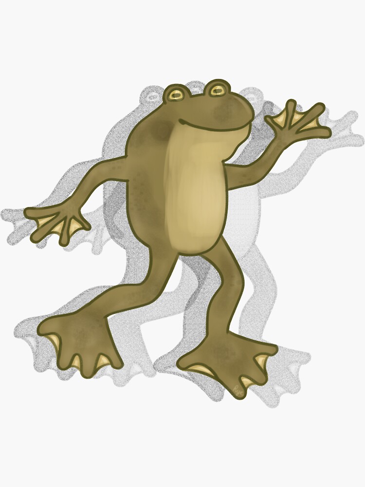"The Loveland Frogman" Sticker for Sale by ZipperStickers | Redbubble