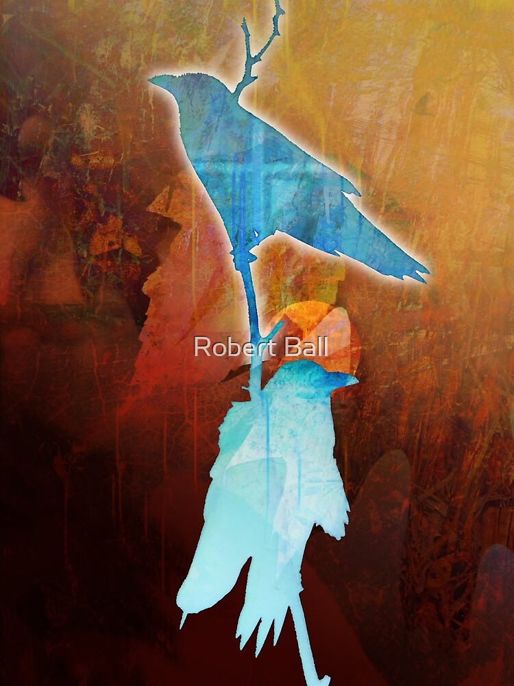 "Two Crows" by Robert Ball | Redbubble
