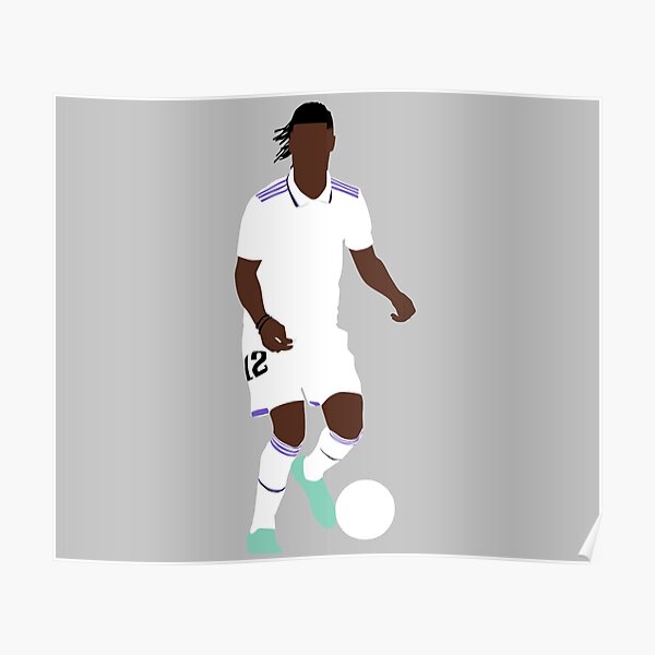 Póster «Eduardo Camavinga Minimalista» de SamyMinimalist | Redbubble