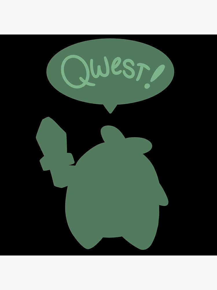 "Quest Sprout (simple)" Poster for Sale by swordscomic | Redbubble