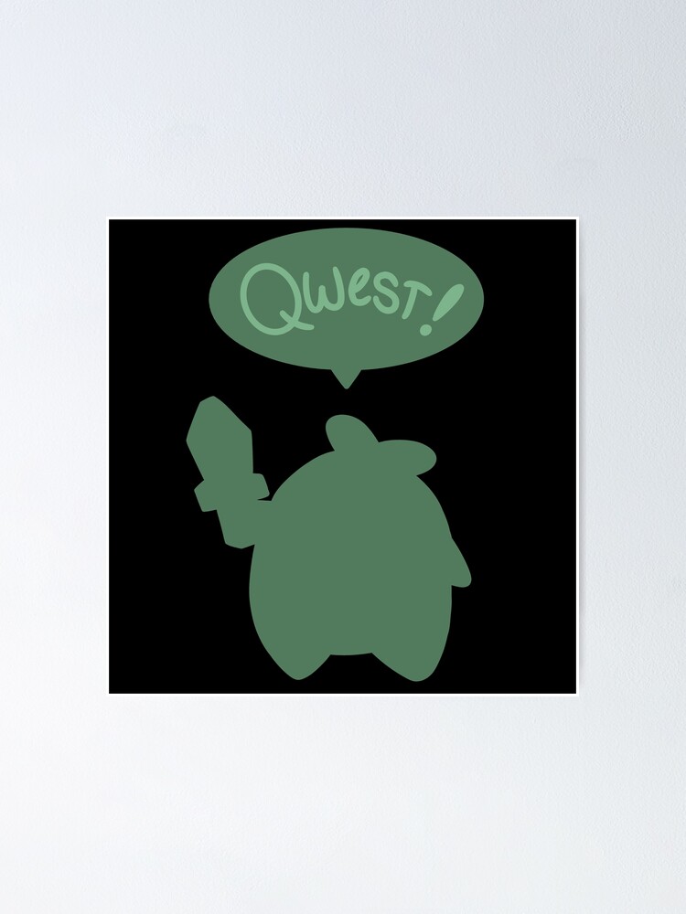 "Quest Sprout (simple)" Poster for Sale by swordscomic | Redbubble