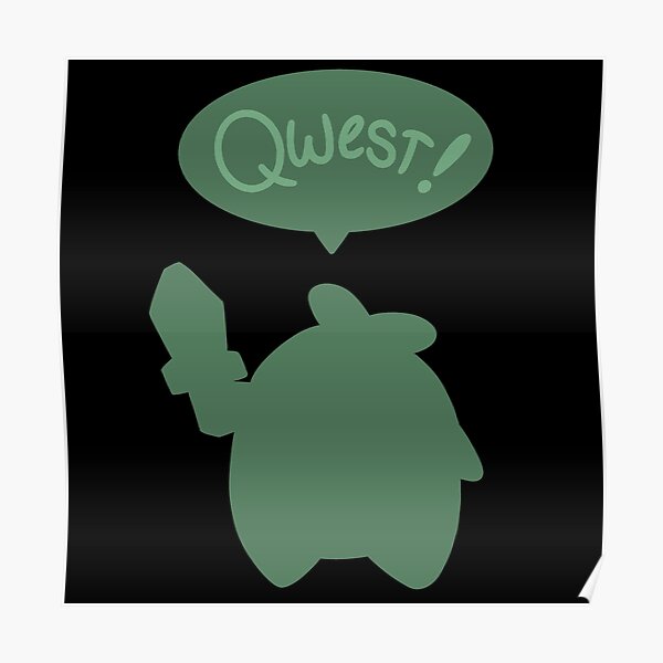 "Quest Sprout (simple)" Poster for Sale by swordscomic | Redbubble