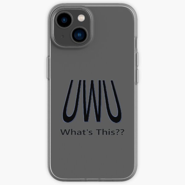 "UwU What's This?" iPhone Case for Sale by PringlesInMeBum | Redbubble