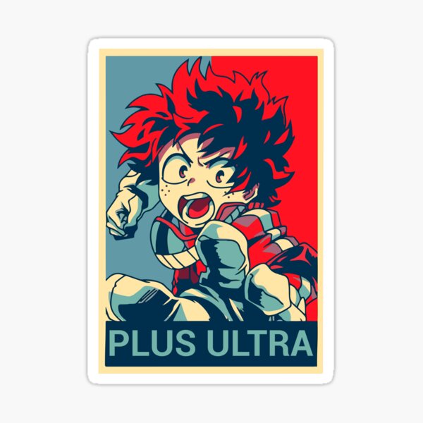 Paper & Party Supplies Stickers, Labels & Tags Deku Plus Ultra Sticker ...
