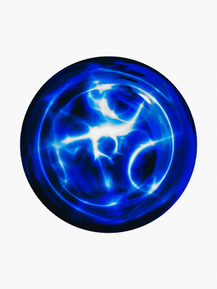 "Blue Futuristic Energy Circle design" Sticker for Sale by Dven-Clothes ...