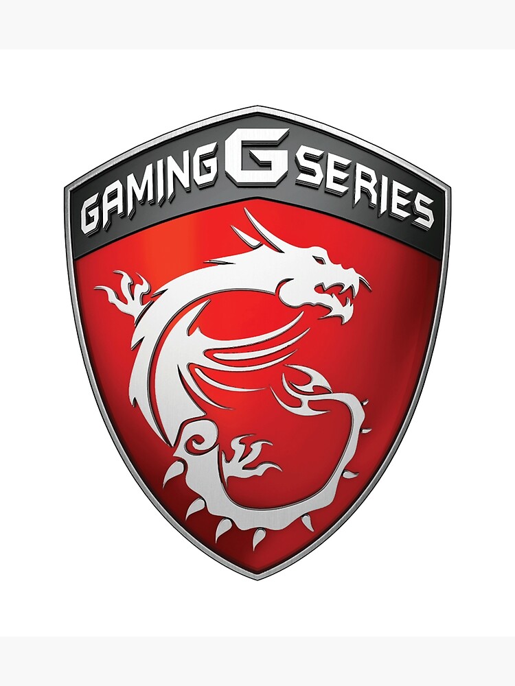 "Msi gaming logo poster" Sticker for Sale by MichaelReed123 | Redbubble