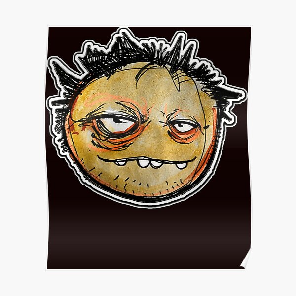 "Bed Head Derp Face " Poster for Sale by sashanford | Redbubble