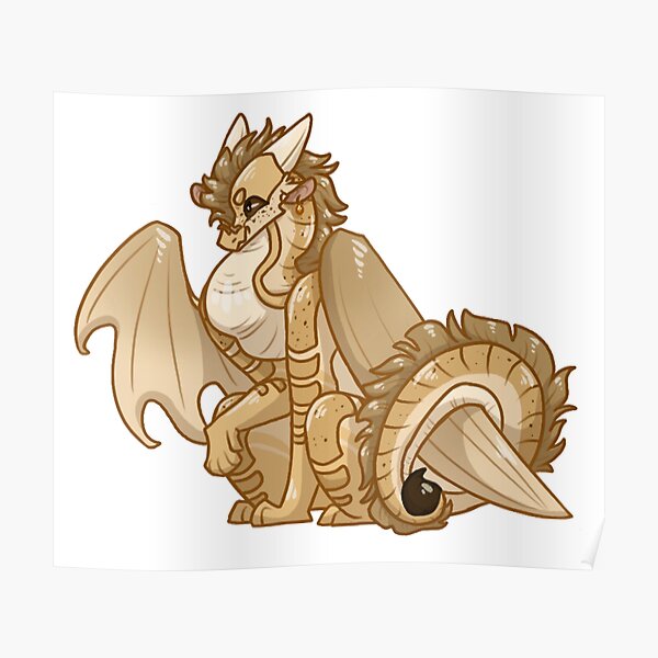 "Qibli" Poster for Sale by BlessedBlossom | Redbubble