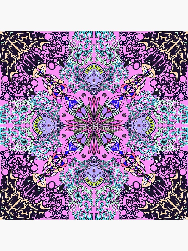 "Cosmic Starseed Mandala " Sticker for Sale by Kat-Hardy | Redbubble