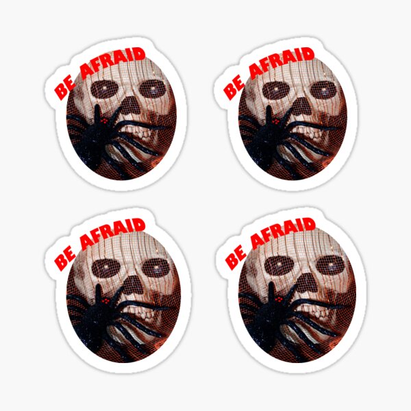 "Be afraid...Be Very Afraid! Spooky Skull, With Spider, halloween ...