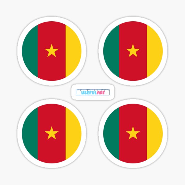 "CAMEROON FLAG (Cameroon National Flag)" Sticker for Sale by USEFULART ...