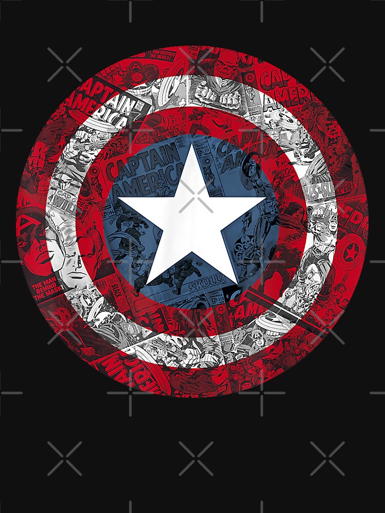 "CA Shield Comic" T-shirt for Sale by ChimRi | Redbubble | marvel t ...