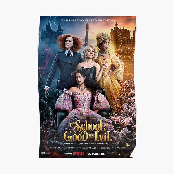 "The School for Good and Evil (2022) Poster" Poster for Sale by ...