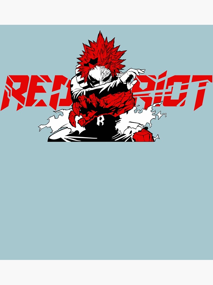 "Eijiro 'Red Riot' Kirishima - My Hero Academia" Poster for Sale by ...