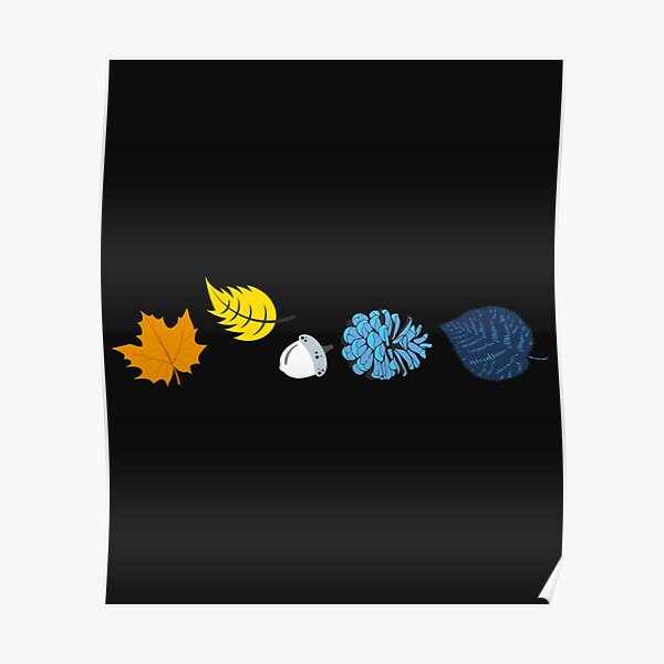 "Fall Autumn Thanksgiving Leaves Aro Ace. Aroace Pride " Poster for ...