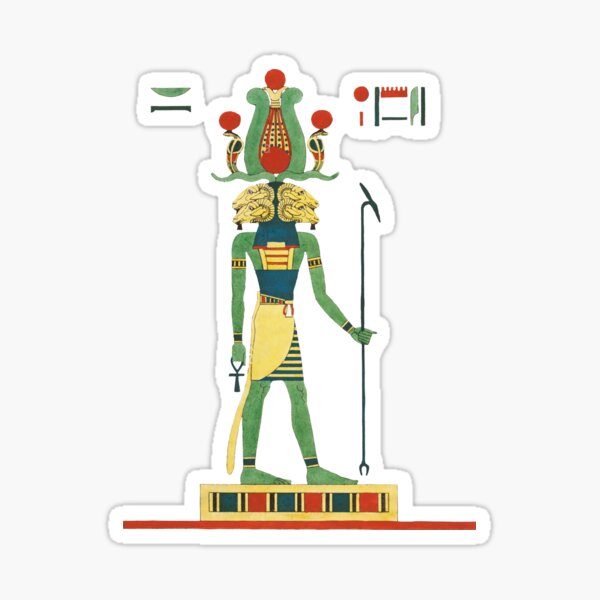 "The Spirit of Four Elements Illustration from Pantheon Egyptian Amon ...