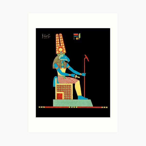 "Spirit of Four Elements Illustration Egyptian Amon, Amon-ra, Amun" Art ...