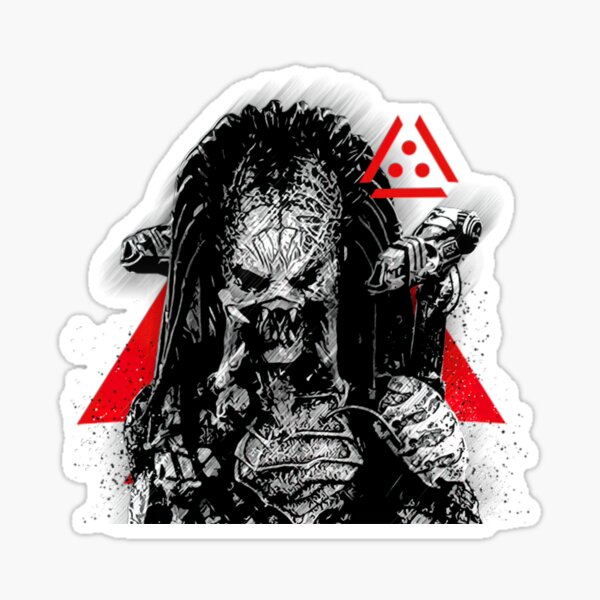 "PREDATOR JUNGLE HUNTER DEPREDADOR " Sticker for Sale by Stevenson-air ...