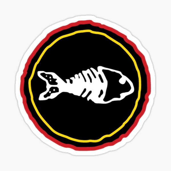 "Fishbone" Sticker for Sale by LoriSadelack | Redbubble