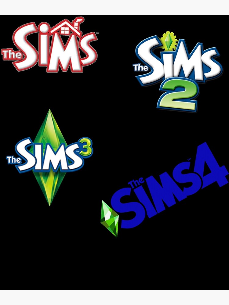 "The sims logo pack" Poster for Sale by TammyCole33 | Redbubble