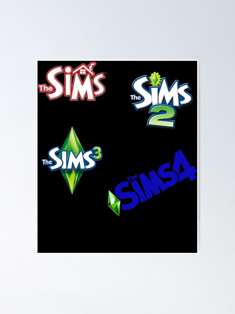 "The sims logo pack" Poster for Sale by TammyCole33 | Redbubble