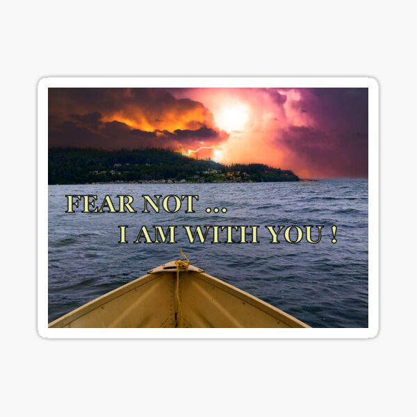 "Fear Not" Sticker for Sale by vernonplatt | Redbubble