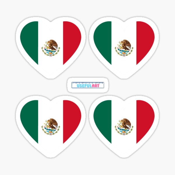 "MEXICAN FLAG (Mexico National Flag)" Sticker for Sale by USEFULART ...
