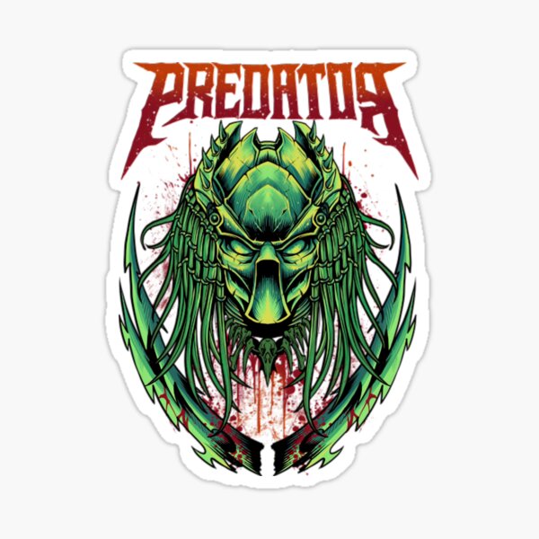 "Predator " Sticker for Sale by Stevenson-air | Redbubble