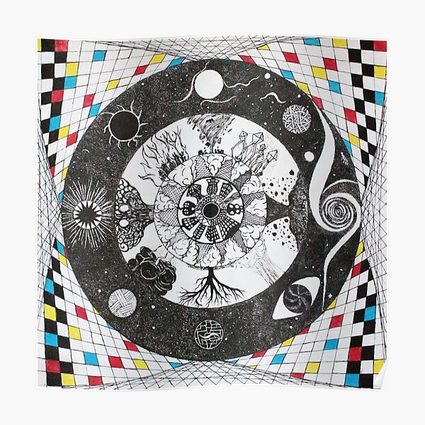 "Eclipse Mandala" Poster by Zaniacpictures | Redbubble