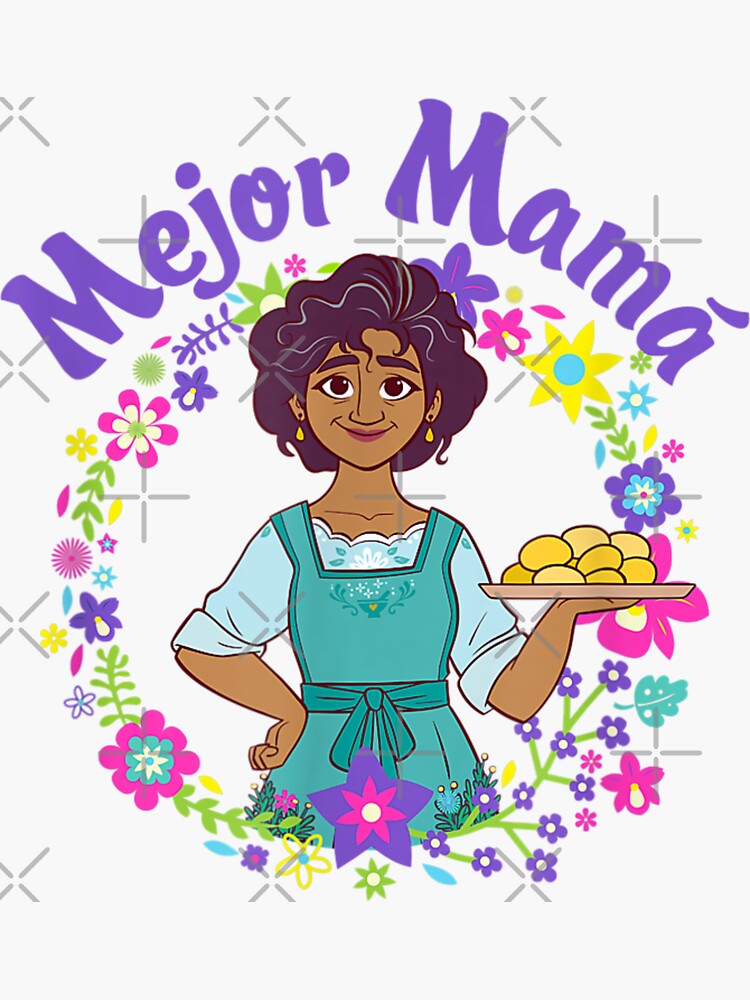 "Mejor Mam Portrait" Sticker for Sale by ChelonaFarrar | Redbubble