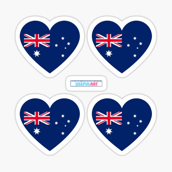 "AUSTRALIA FLAG (National Flag Of Australia)" Sticker for Sale by ...