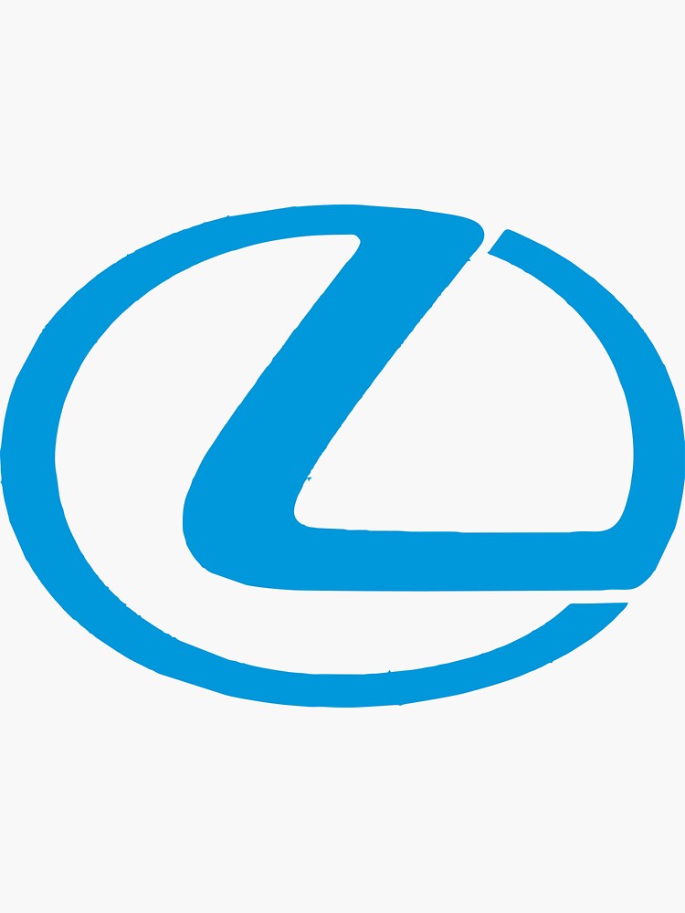 "blue lexus emblem logo" Sticker for Sale by jasonbaughman | Redbubble