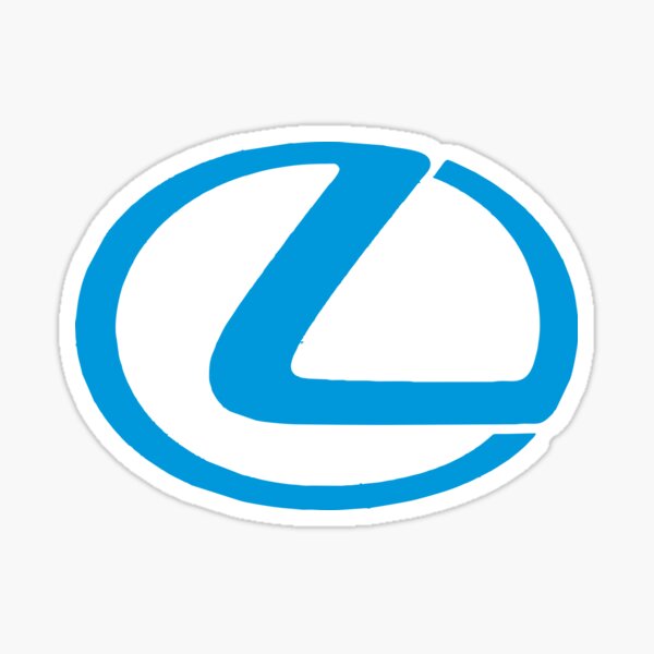 "blue lexus emblem logo" Sticker for Sale by jasonbaughman | Redbubble