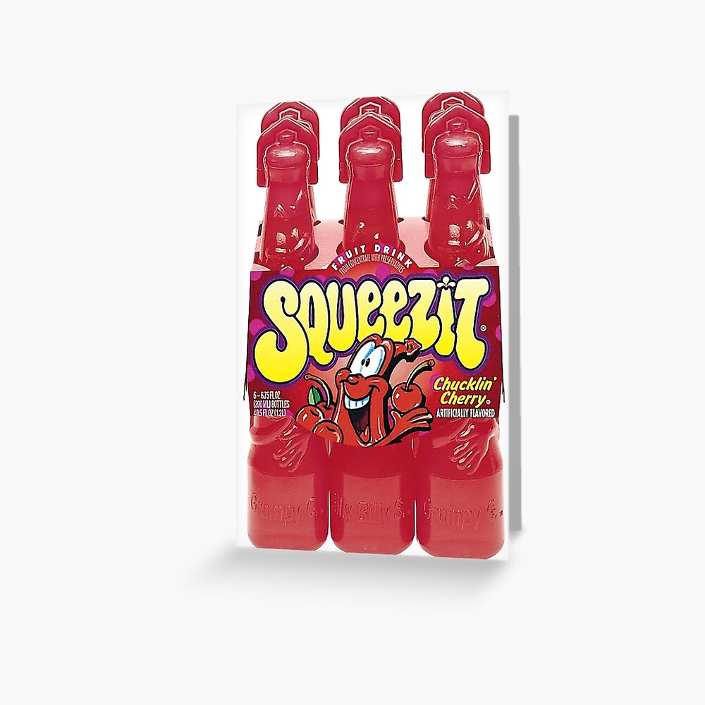 "80s/90s 4-Pack of Squeezits Sweet "Chucklin' Cherry" Gimmick Drinks in ...