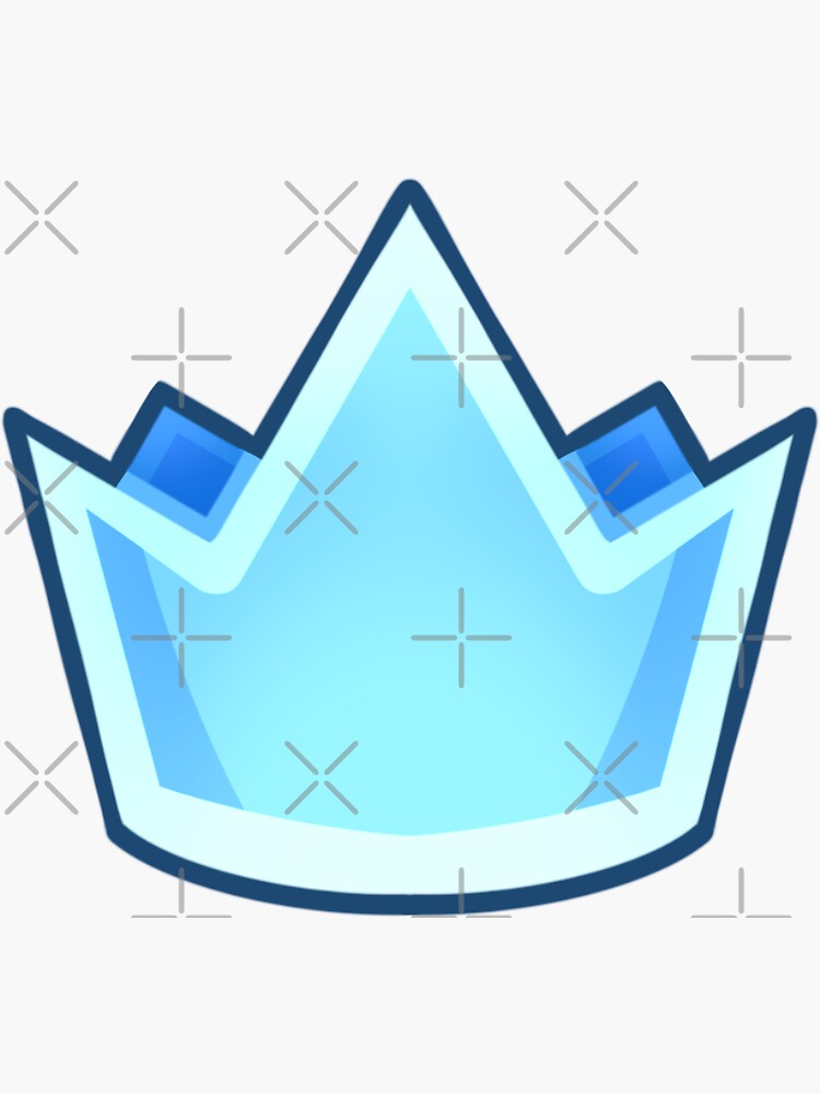 "royal blue crown for decoration" Sticker for Sale by PandaKox | Redbubble