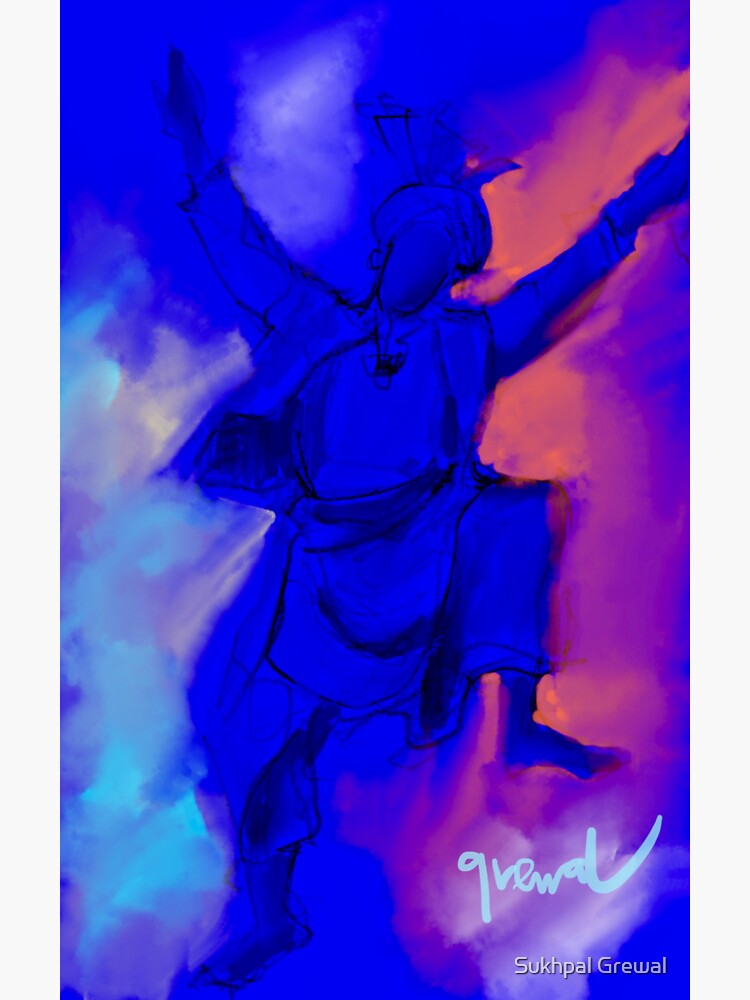"Bhangra dancer" Sticker for Sale by Sukhpalgrewal | Redbubble