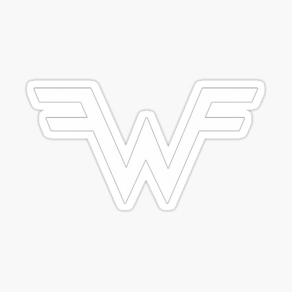 "white logo" Sticker for Sale by YeseniaRipley | Redbubble