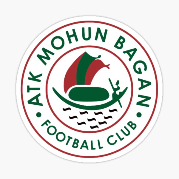 "ATK MOHUN BAGAN FOOTBALL CLUB " Sticker for Sale by Markat8 | Redbubble