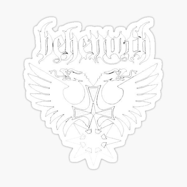 "Behemoth Furorx4" Sticker for Sale by j4n4h34 | Redbubble