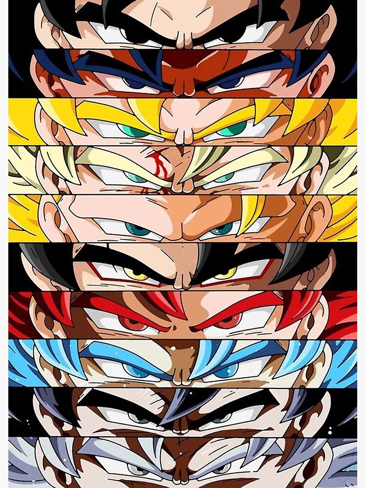 "all eyes goku" Poster for Sale by RicardoHerndon | Redbubble