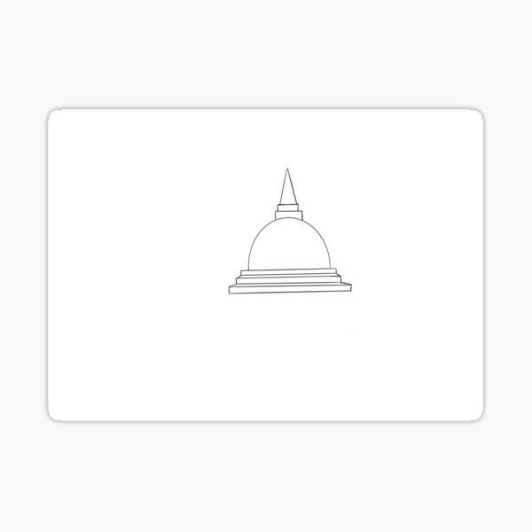 "Stupa" Sticker for Sale by bowindividual | Redbubble