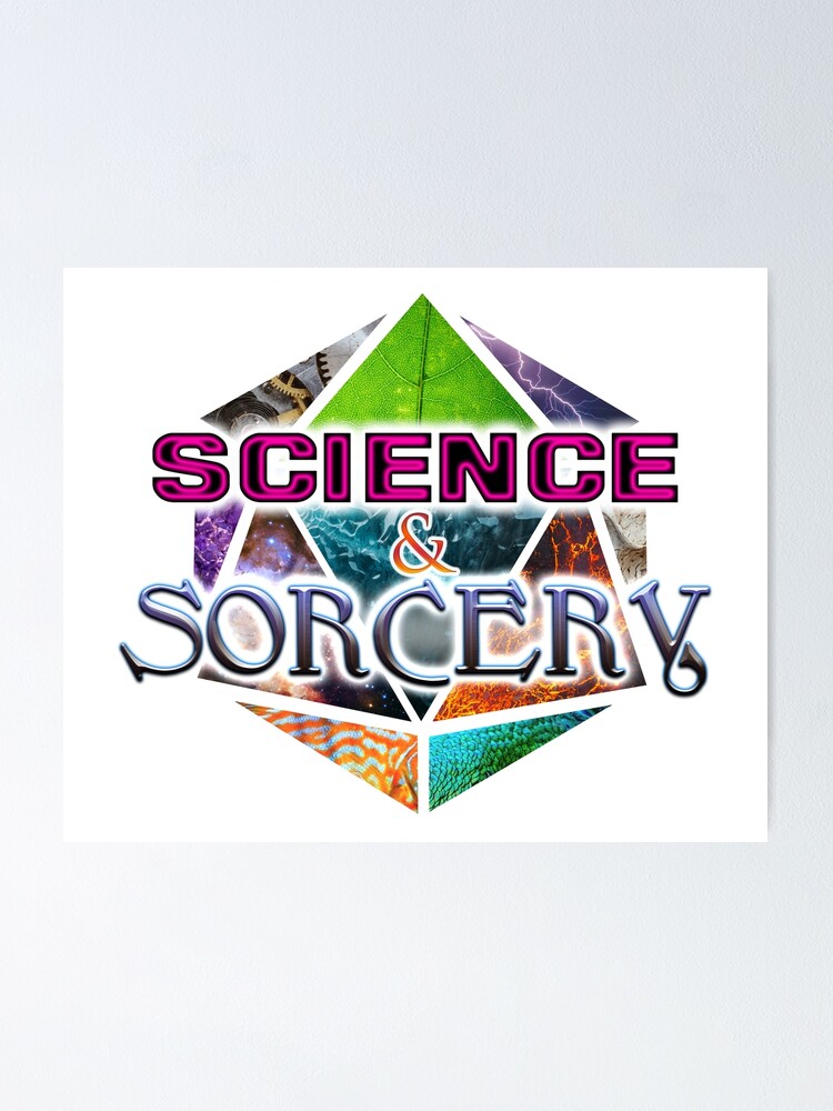 "Science & Sorcery Classic Logo" Poster for Sale by ScienceNSorcery ...