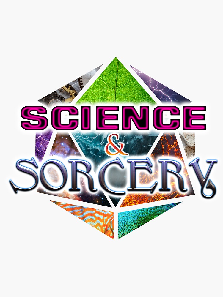 "Science & Sorcery Classic Logo" Sticker for Sale by ScienceNSorcery ...