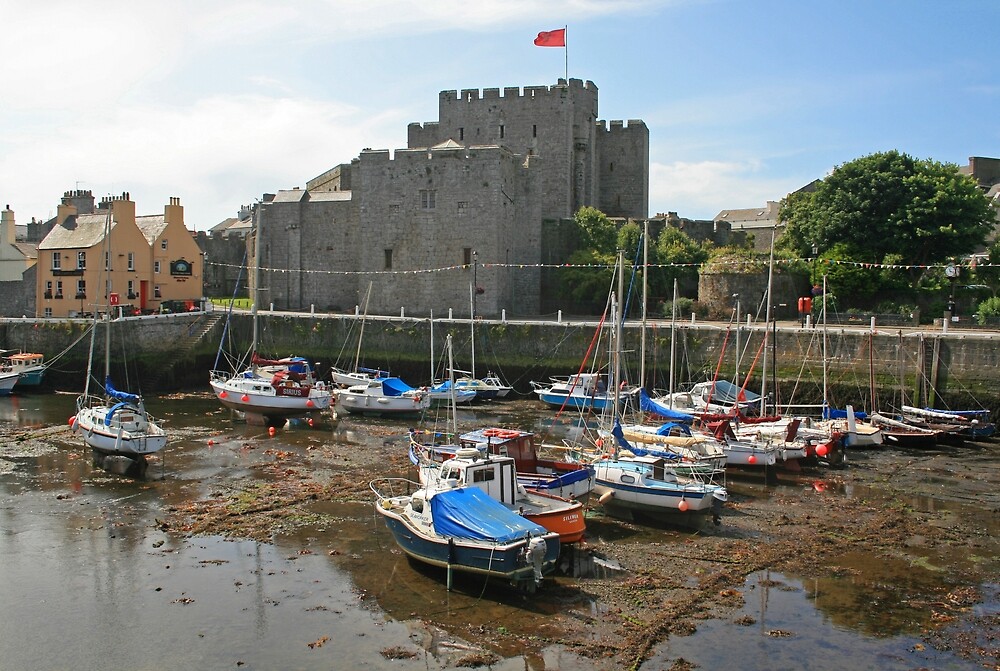 "Castle Rushen" by RedHillDigital | Redbubble