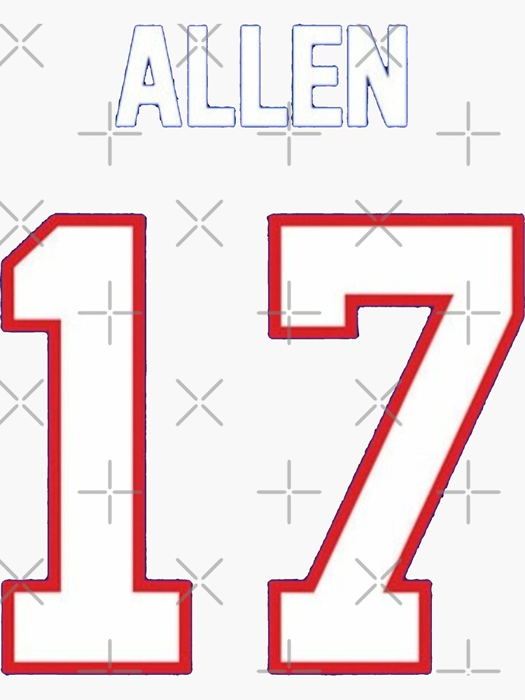 "Josh Allen" Sticker for Sale by Mihraone | Redbubble