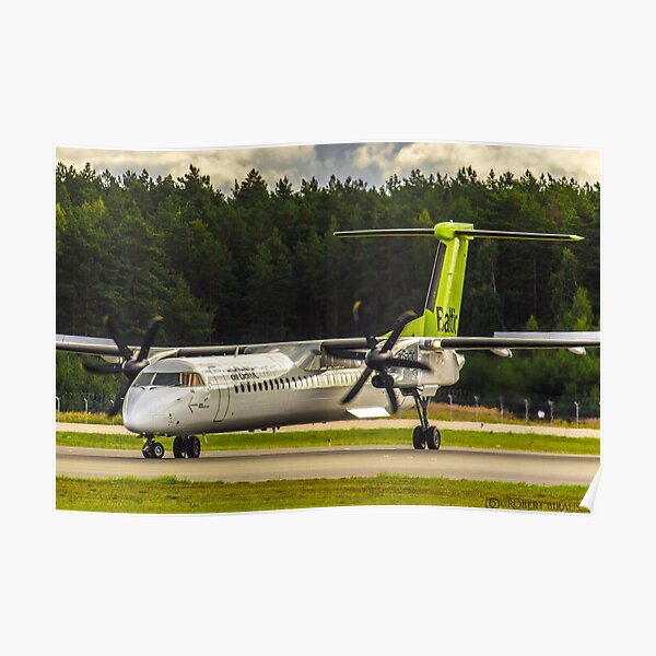 "dash8 q400" Poster for Sale by robertbiraus | Redbubble