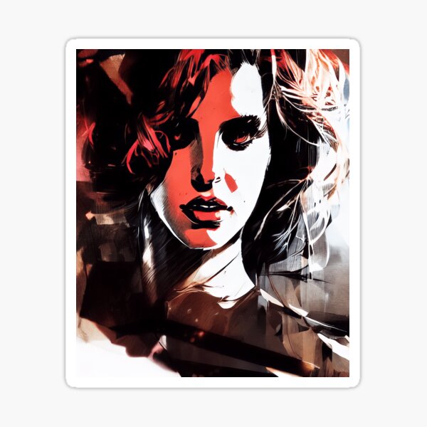 "Lana Del Ray - Ultraviolence " Sticker for Sale by Splatter-arts ...